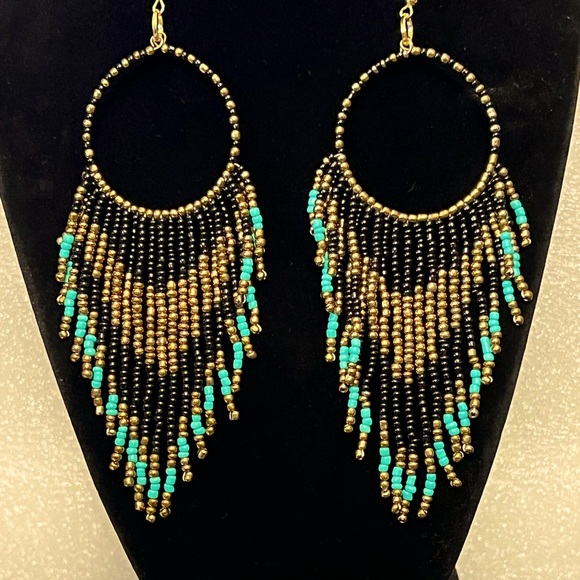 Jewelry | Bohemian Style Seed Bead Dangle Earrings | Poshmark